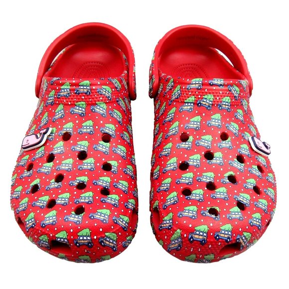 CROCS | Shoes | Crocs Vineyard Vines Christmas Holiday Red Classic Clog ...